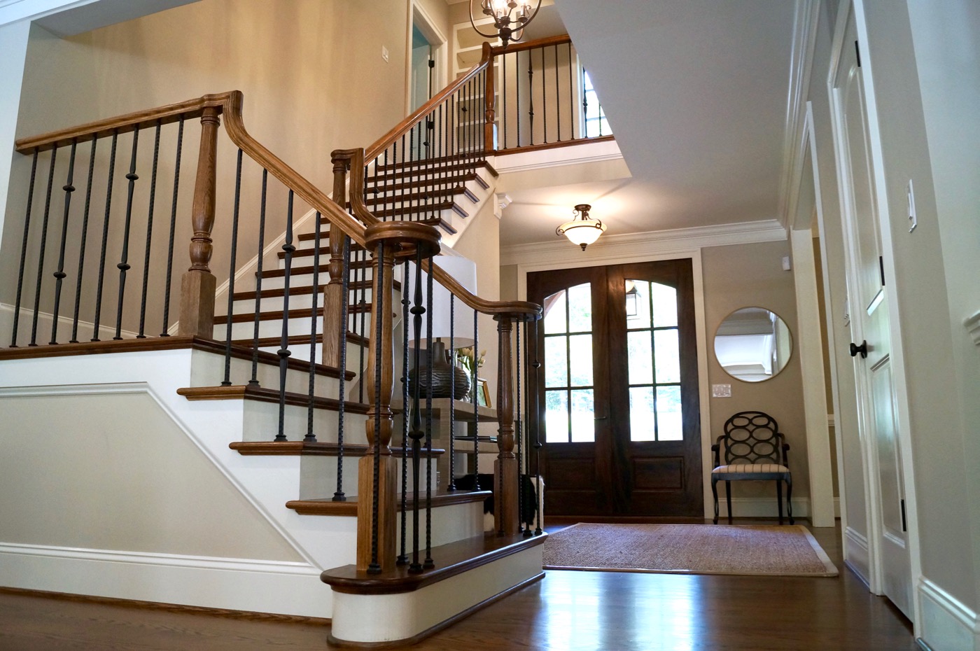 Make The Staircase A Centerpiece Of Your Home - Dominion Custom Homes